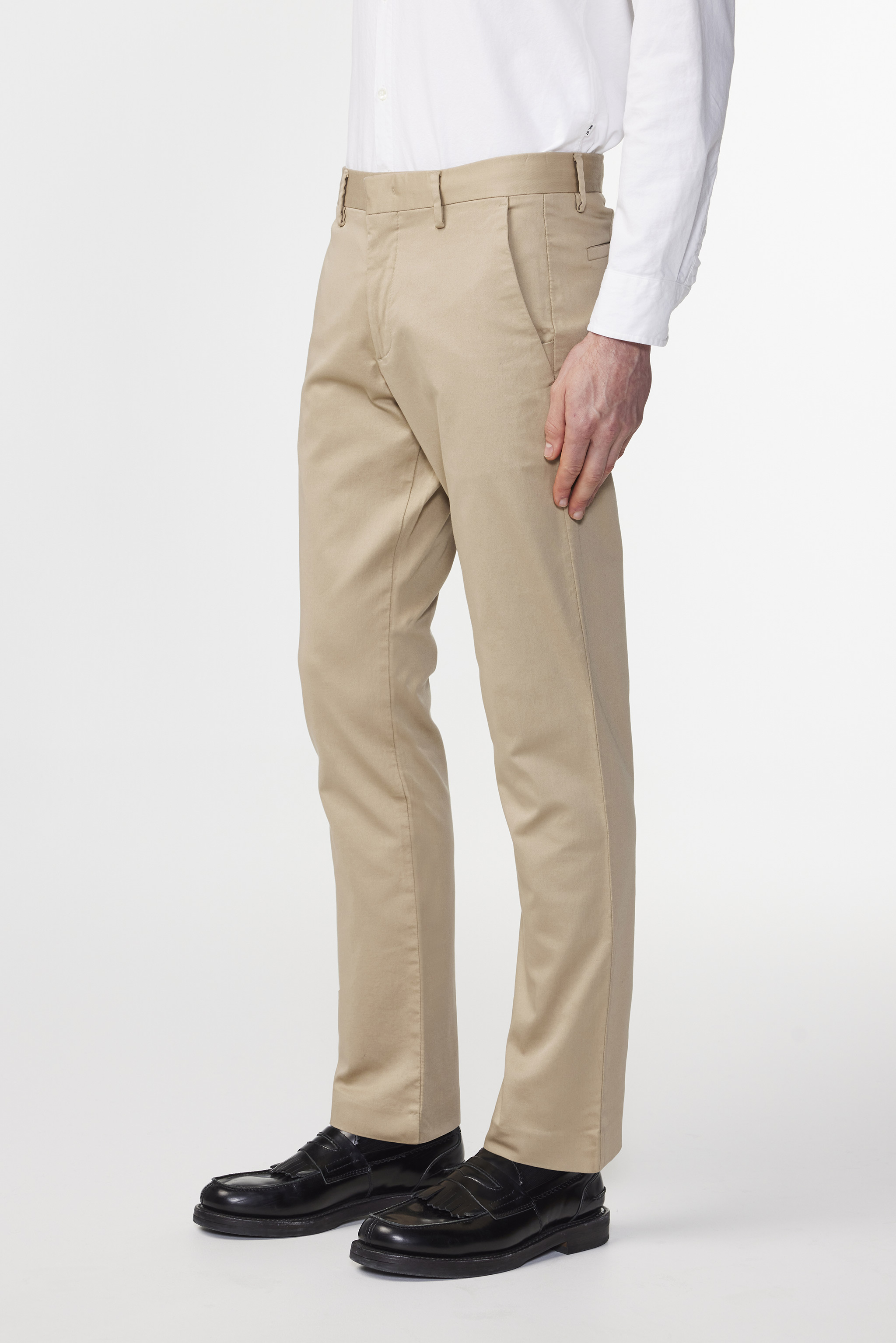 Theo 1420 men's chinos - Khaki Beige - Buy online at NN.07®