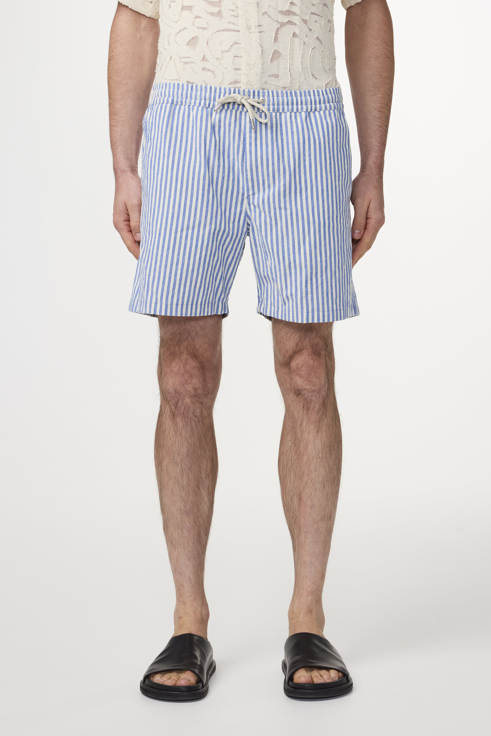 Gregor 5246 men's shorts - Blue Stripe - Buy online at NN.07®