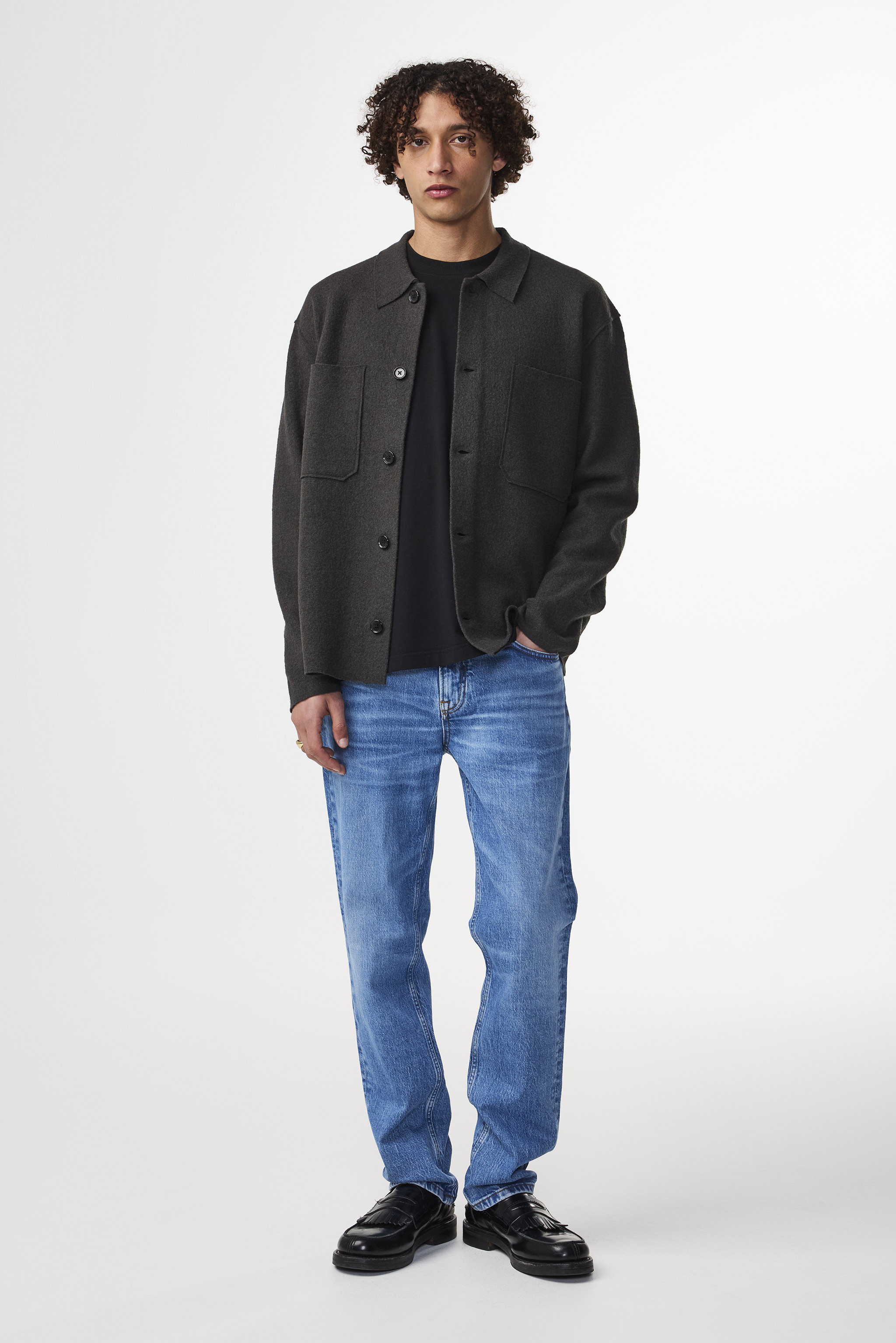 Jonas 6398 overshirt - Mørk Army - Køb online hos NN.07®